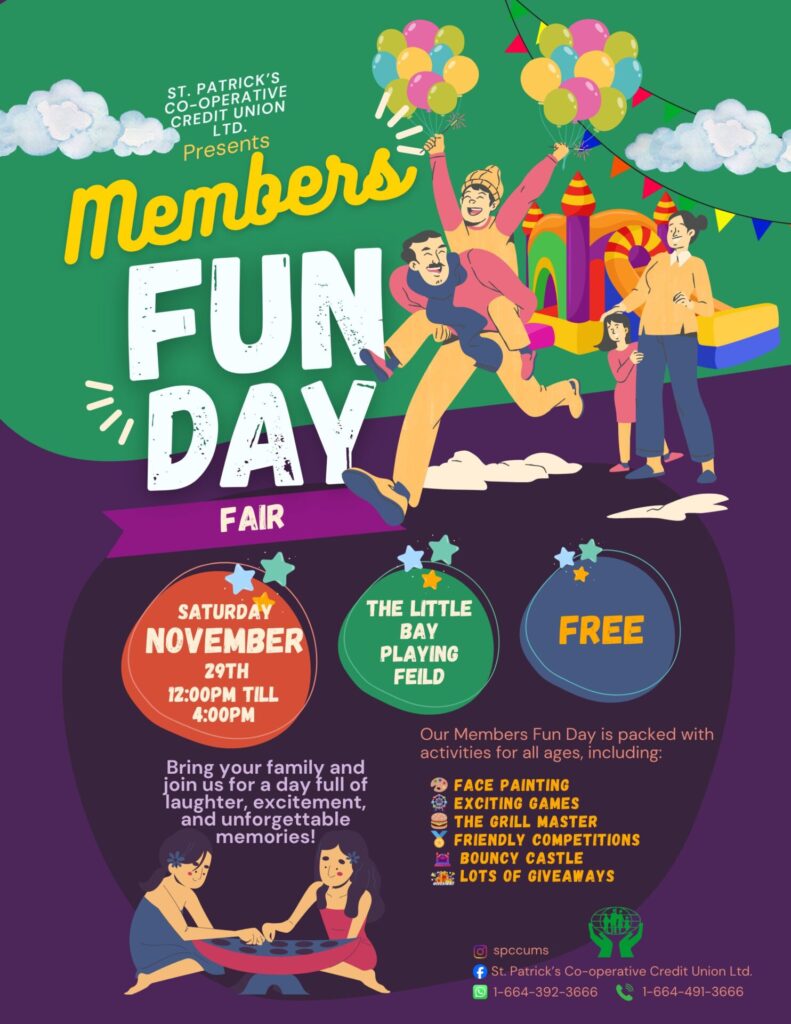 SPCCU Members Fun Day Fair! – St. Patrick’s Co-operative Credit Union